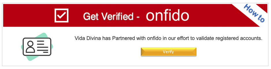 How to Verify your Account with Onfido (With Video) – Vida Divina