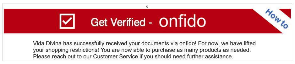 How to Verify your Account with Onfido (With Video) – Vida Divina